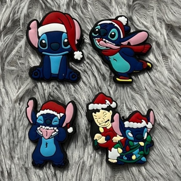 CROCS | Jewelry | Lilo Stitch Christmas Croc Charm Set | Poshmark